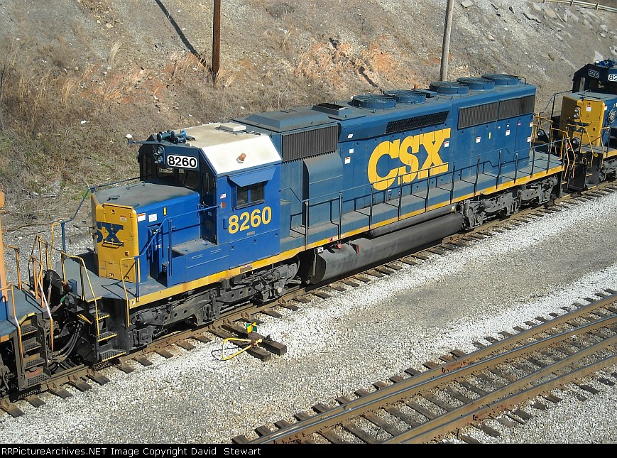 CSX SD40-2 8260